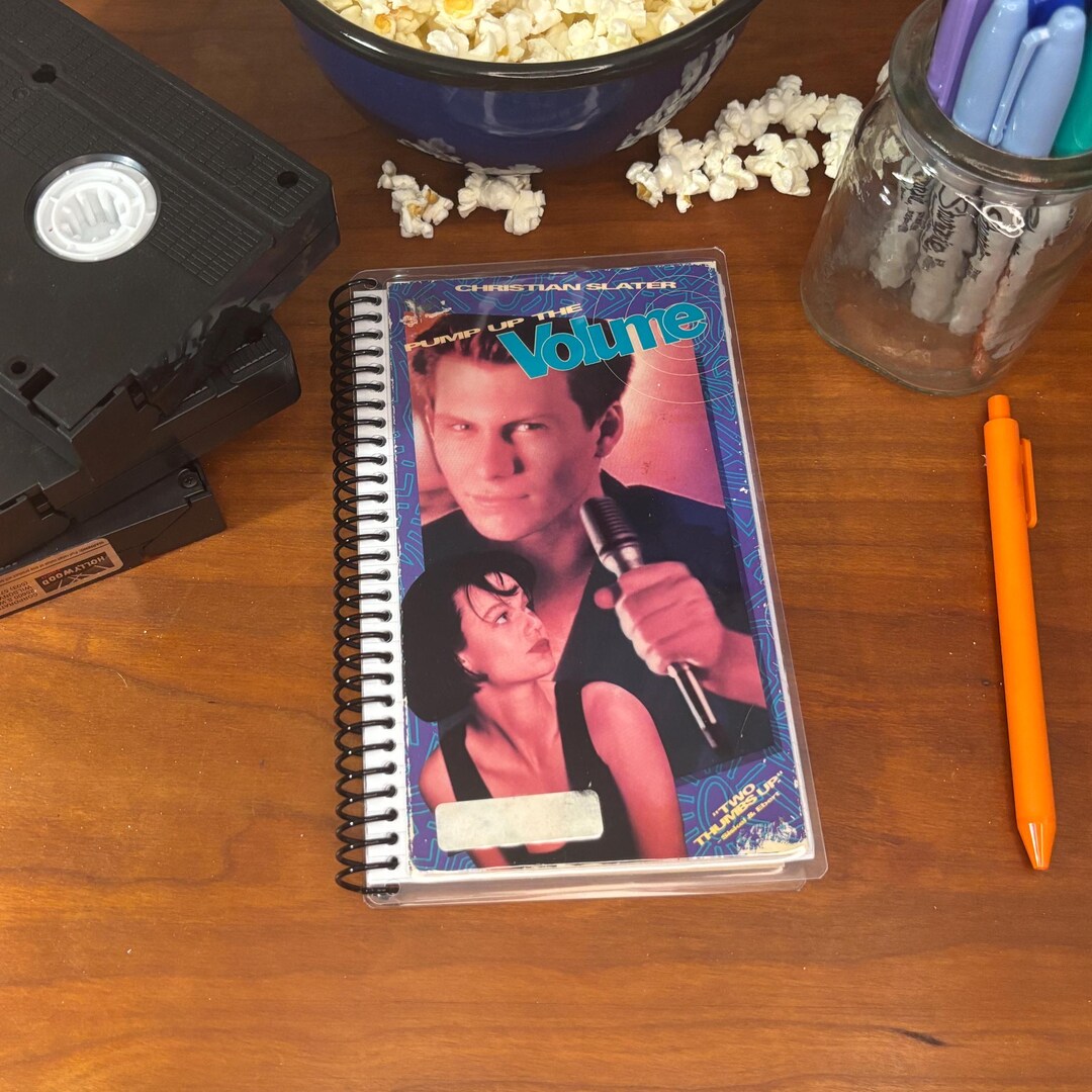 PUMP up the VOLUME Upcycled VHS Notebook - Etsy