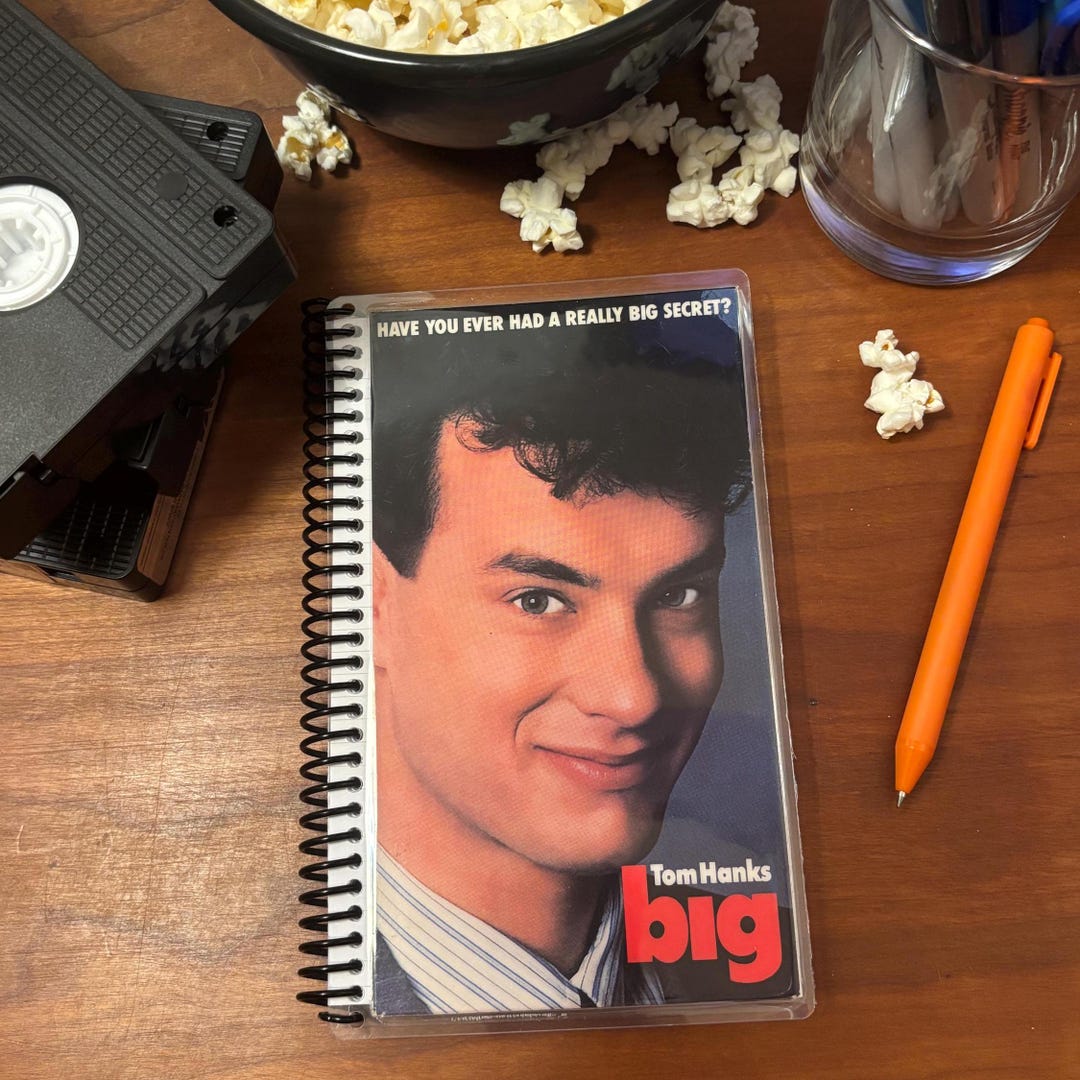 BIG Upcycled VHS Notebook - Etsy