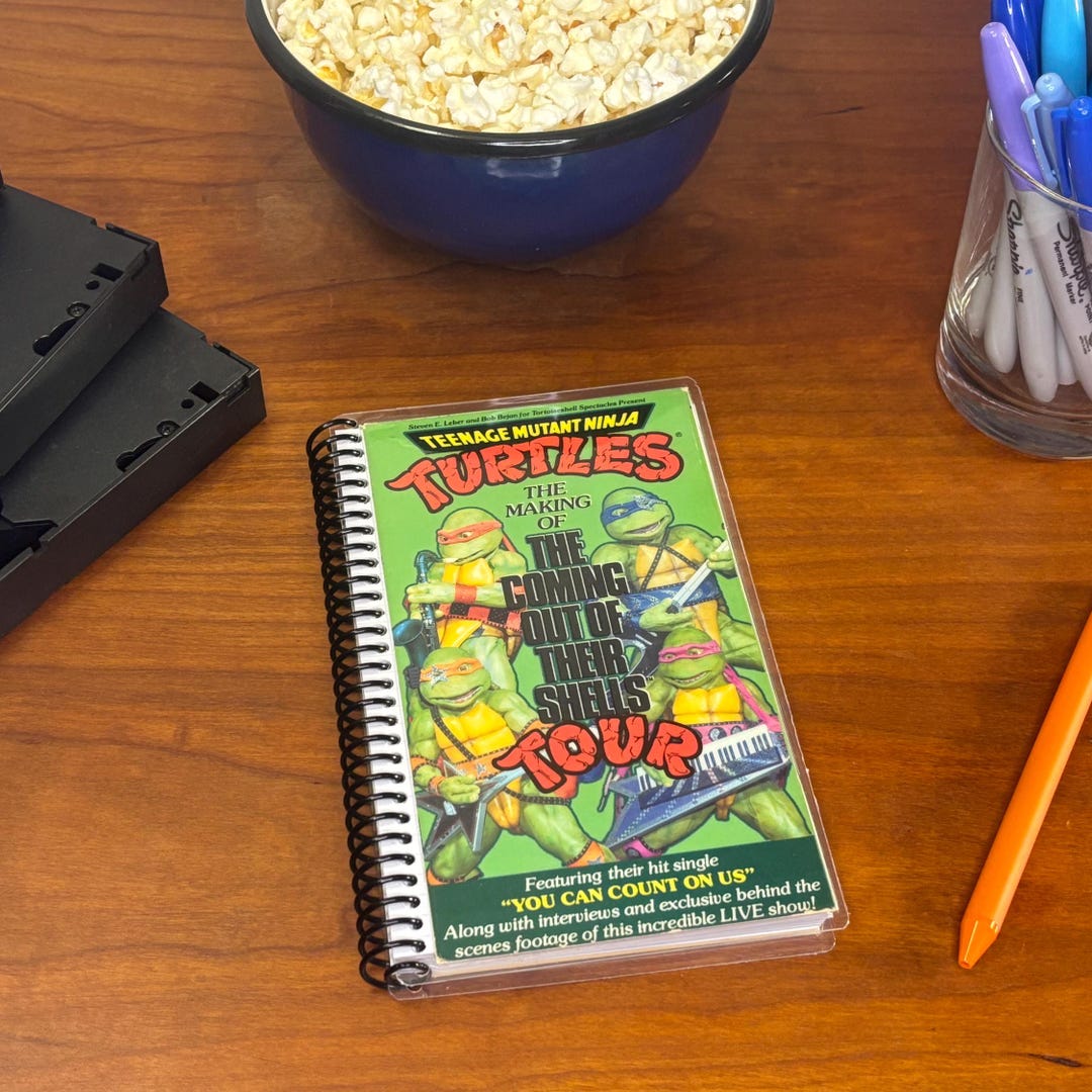 TEENAGE MUTANT Ninja Turtles: the Making of the Coming Out of Their Shells Tour Upcycled VHS ...