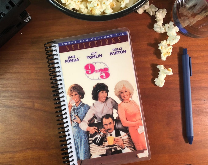 9 TO 5 Upcycled VHS Notebook - Etsy