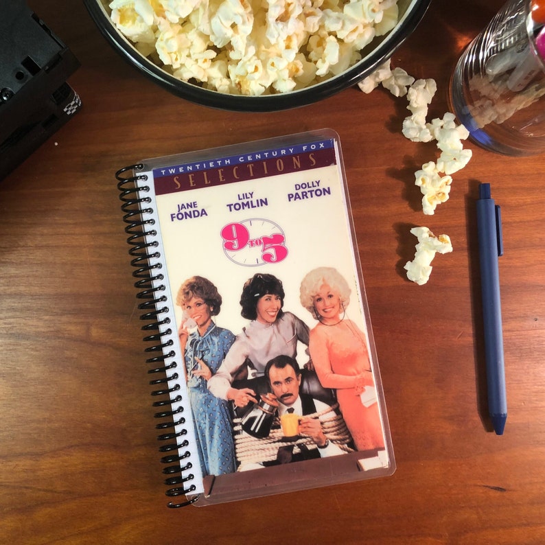 9 TO 5 Upcycled VHS Notebook - Etsy
