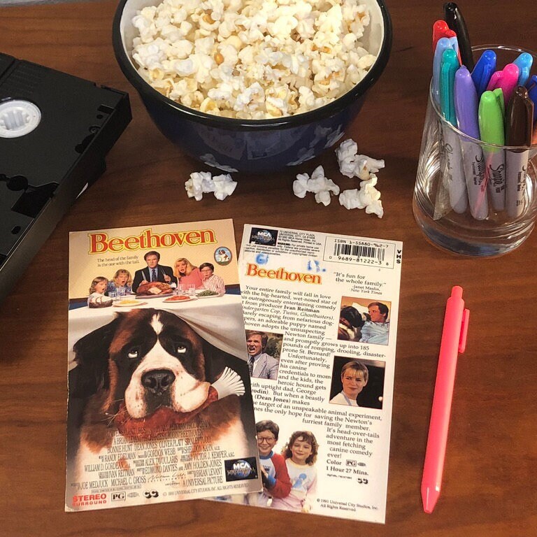 BEETHOVEN Upcycled VHS Notebook - Etsy