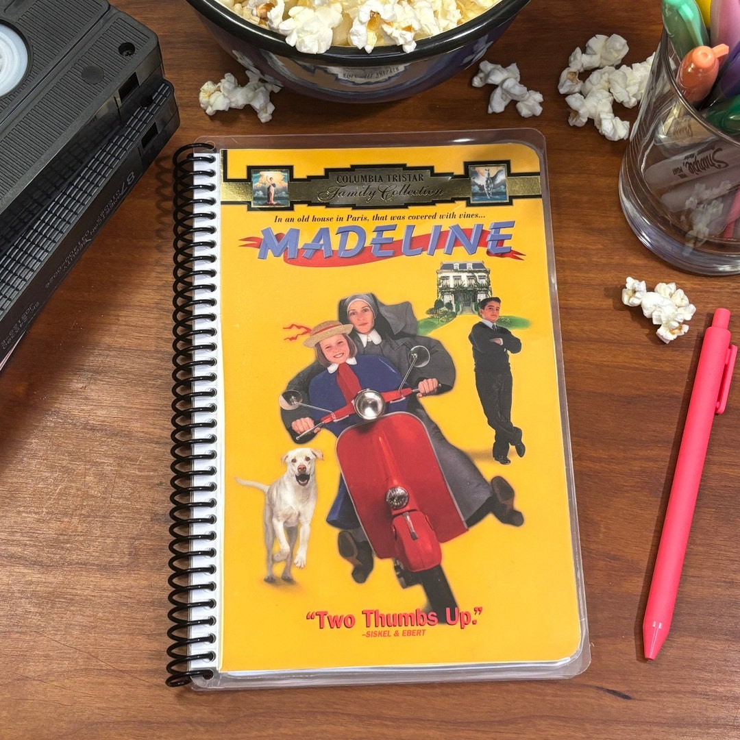MADELINE Upcycled VHS Notebook - Etsy