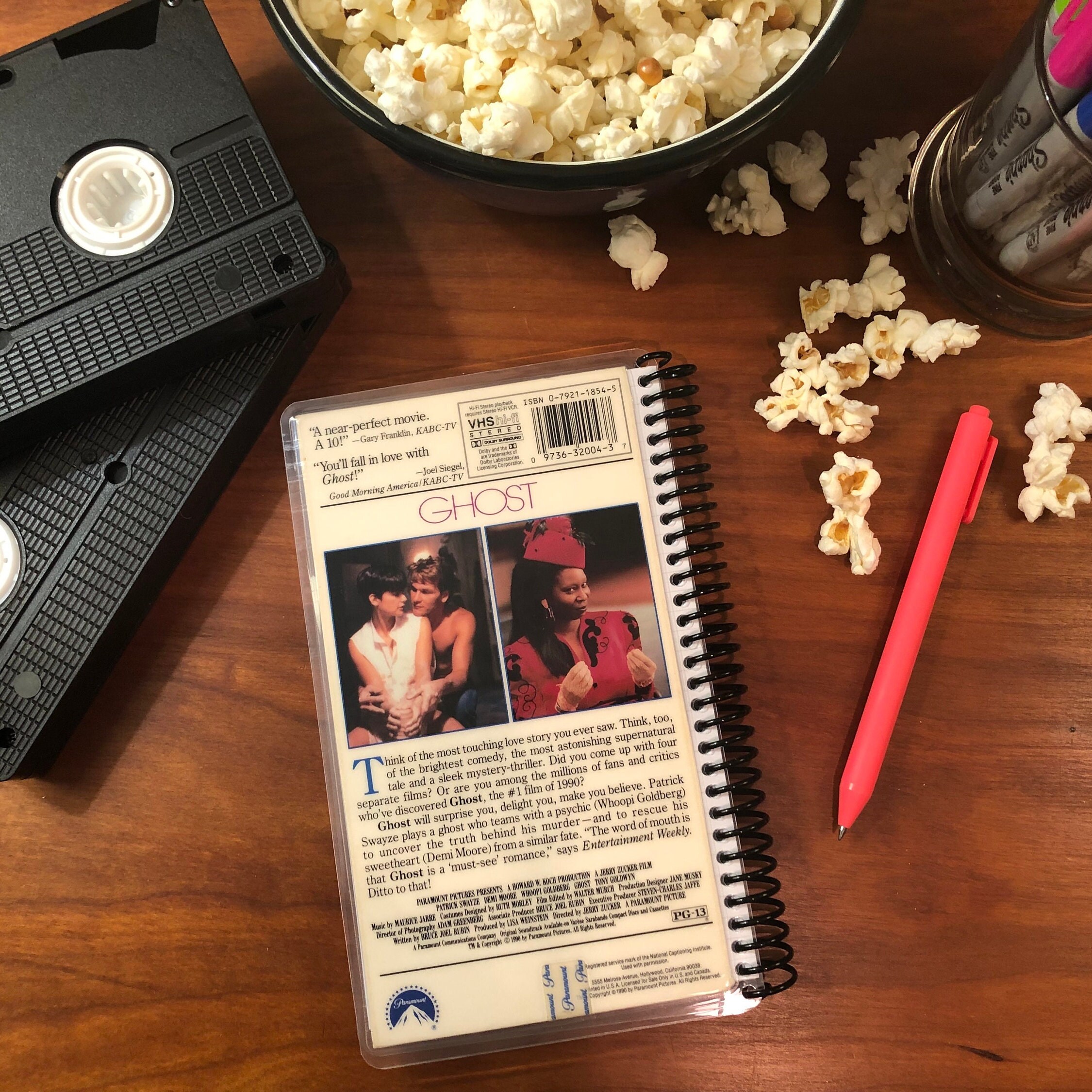 GHOST Upcycled VHS Notebook - Etsy