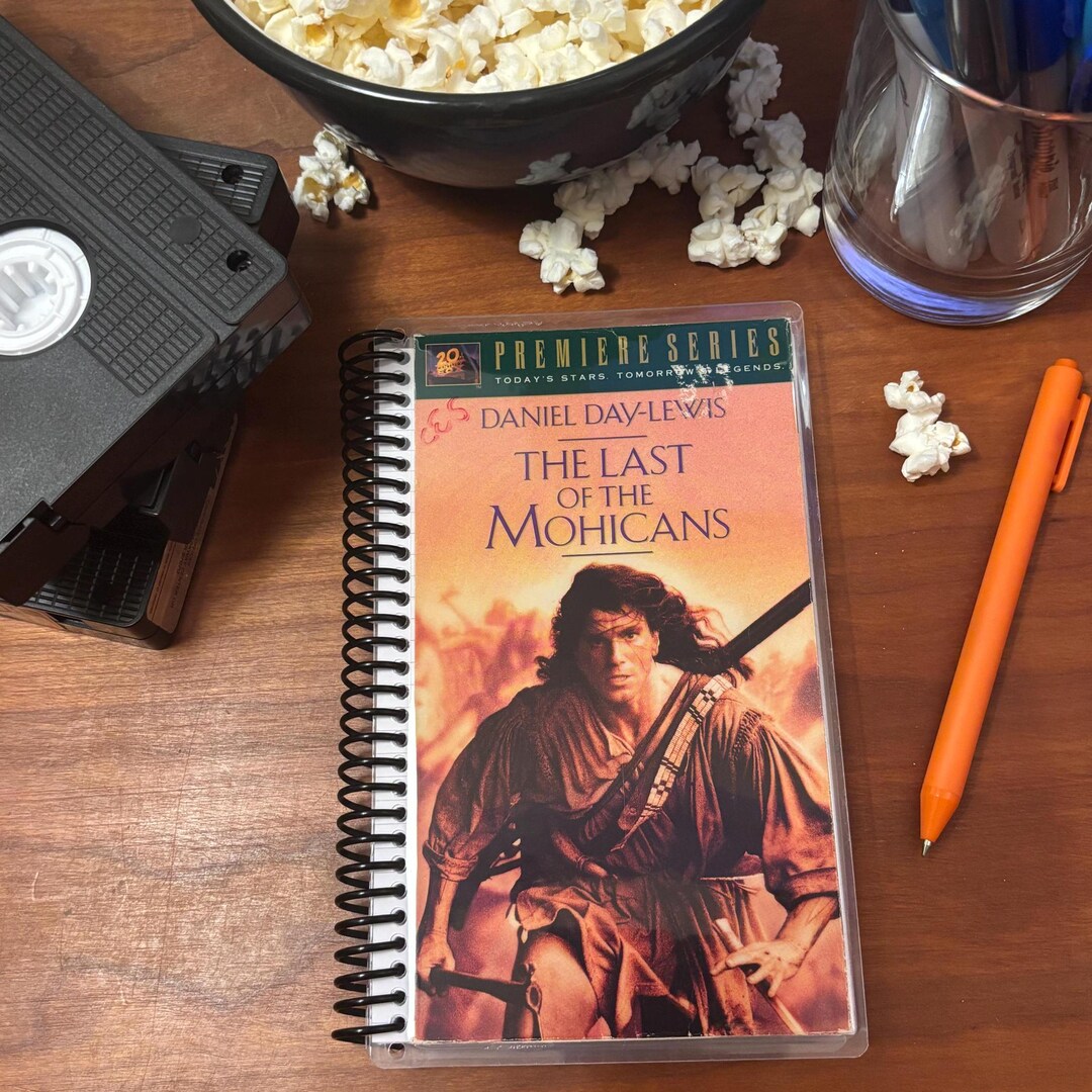The LAST of the MOHICANS Upcycled VHS Notebook - Etsy