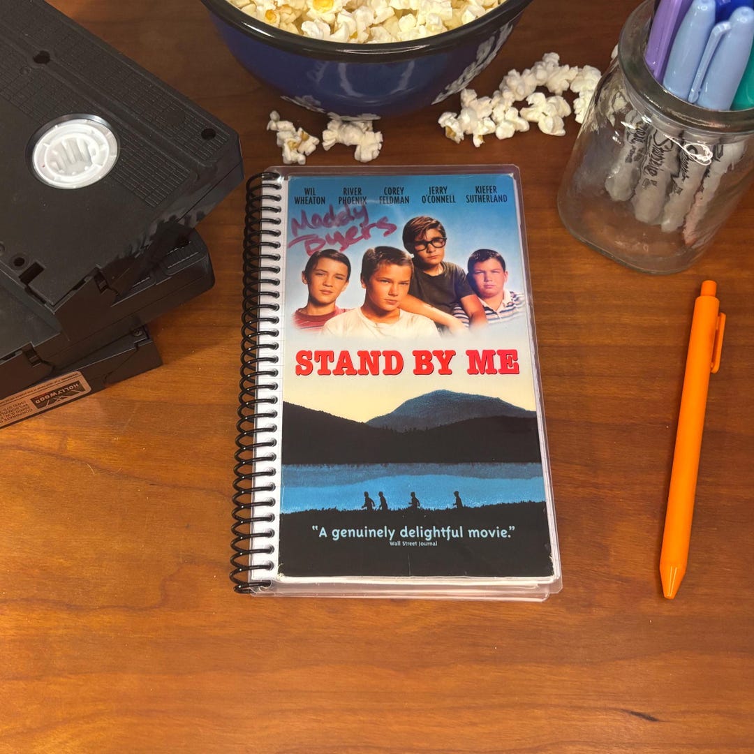 STAND BY Me Upcycled VHS Notebook - Etsy