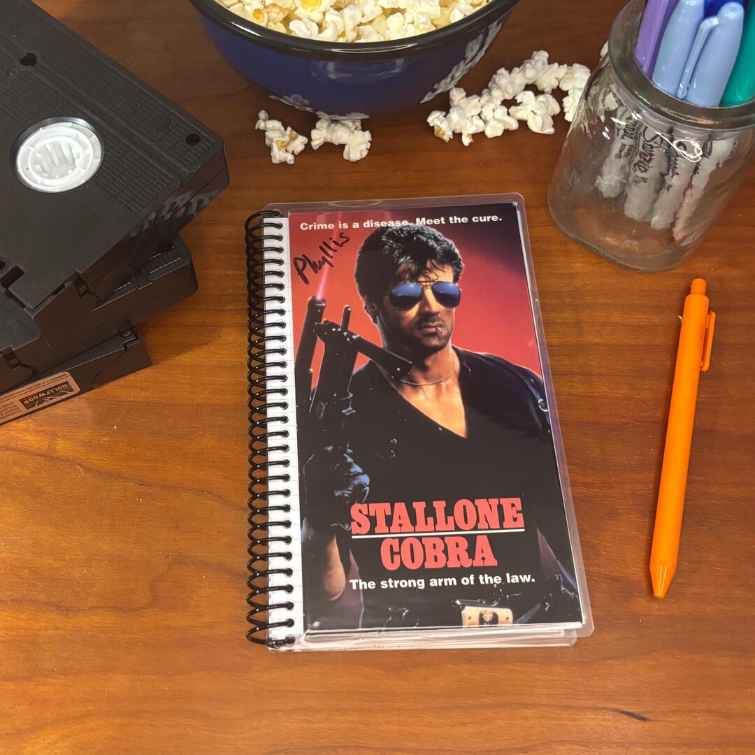 COBRA Upcycled VHS Notebook - Etsy
