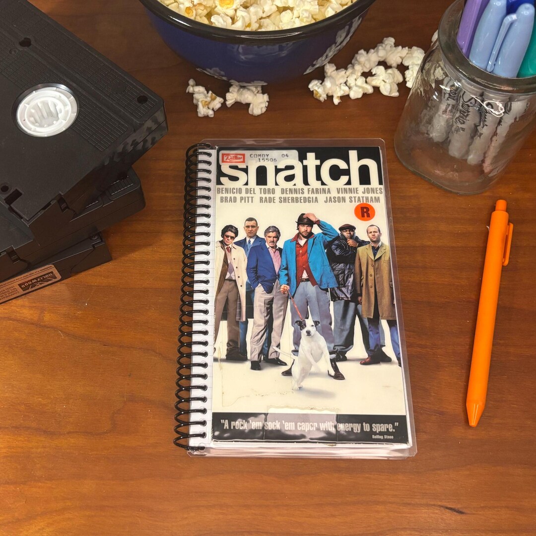 SNATCH Upcycled VHS Notebook - Etsy