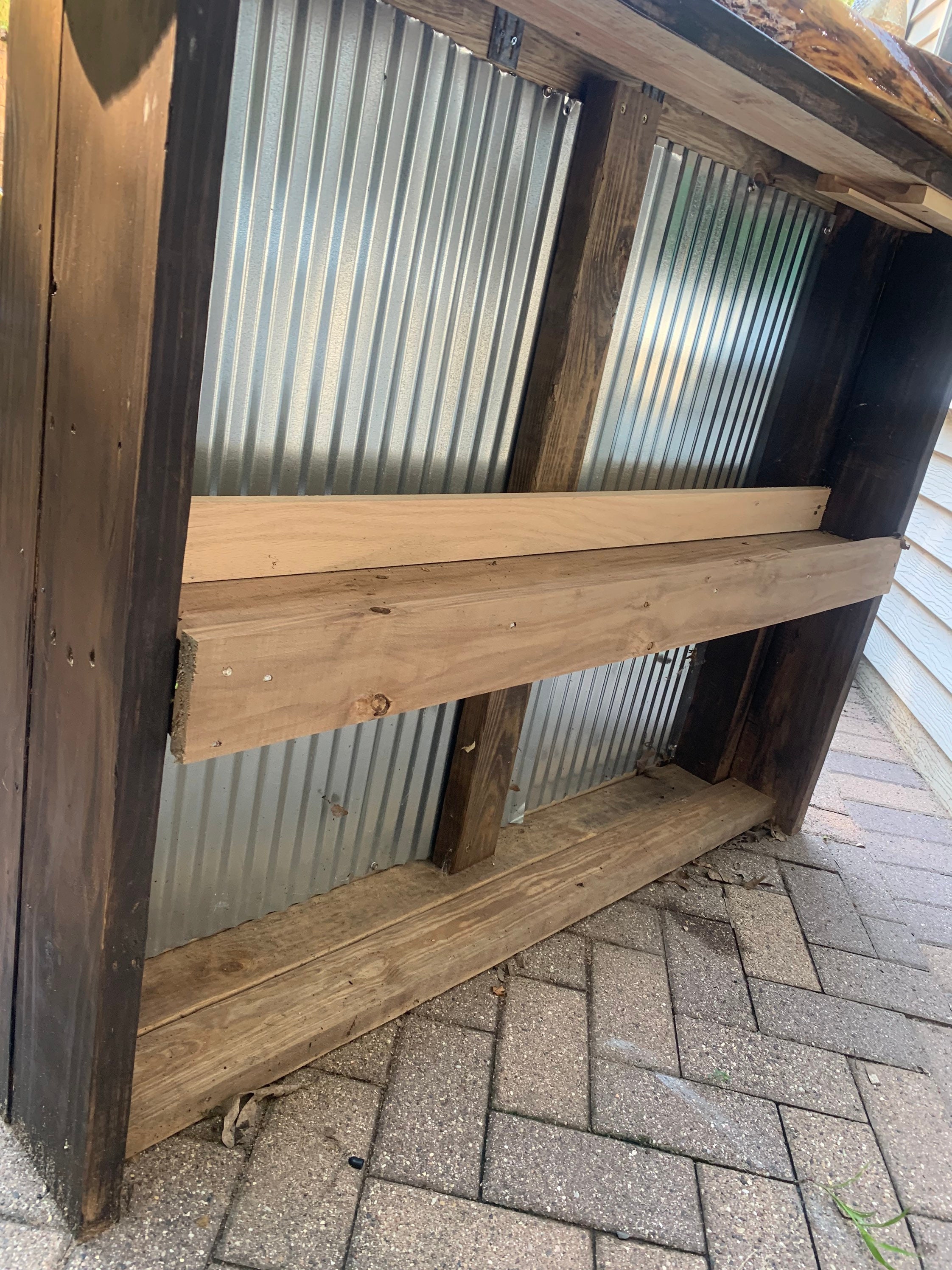 Cedar Live Edge Outdoor Bar - Etsy