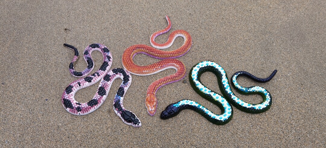 Large Resin Snake, Countertop Decor, Terrarium or Aquarium Decor - Etsy