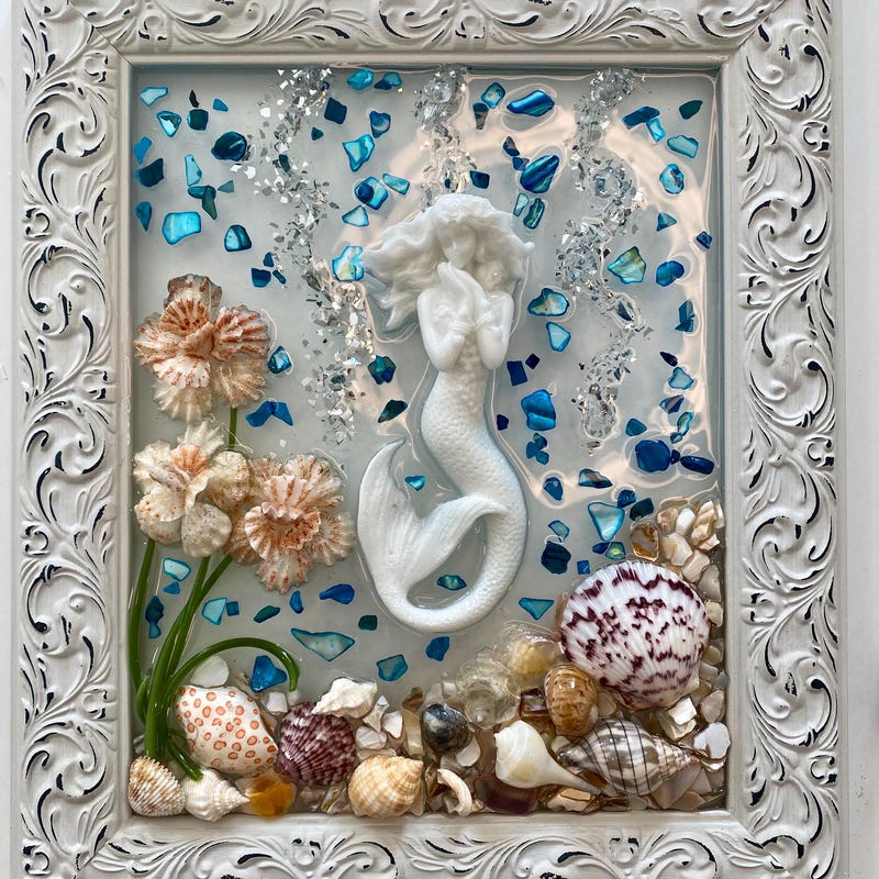 Sea Shell Resin Art - Etsy