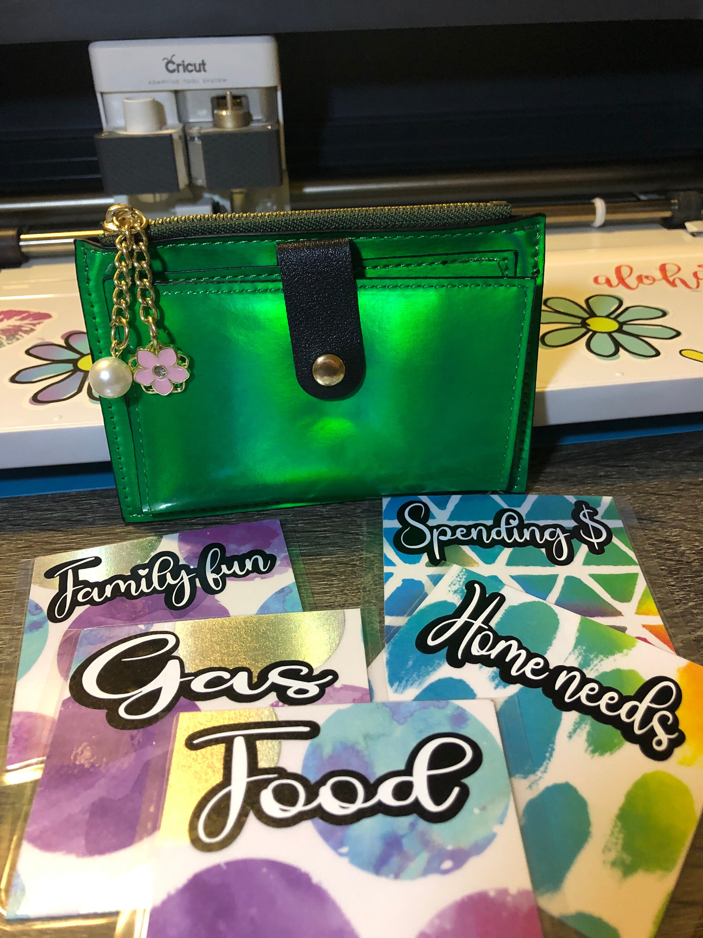 Wallet and 5 Custom Mini Envelopes for Cash Envelopes. Wallet and Mini ...