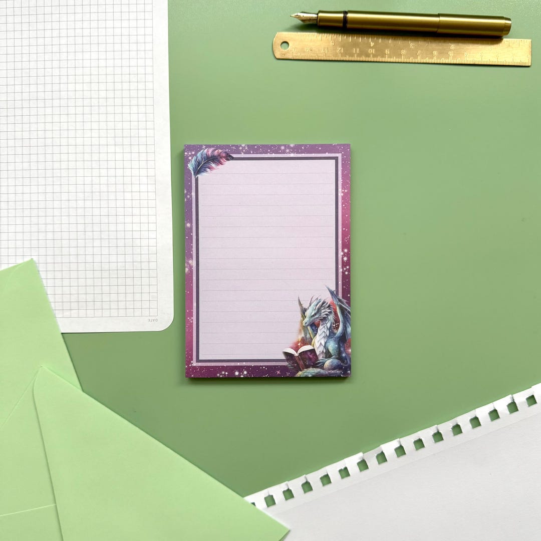 A6 Notepad – Magic Library Desk Notes for Quick Bookish Jots - Etsy
