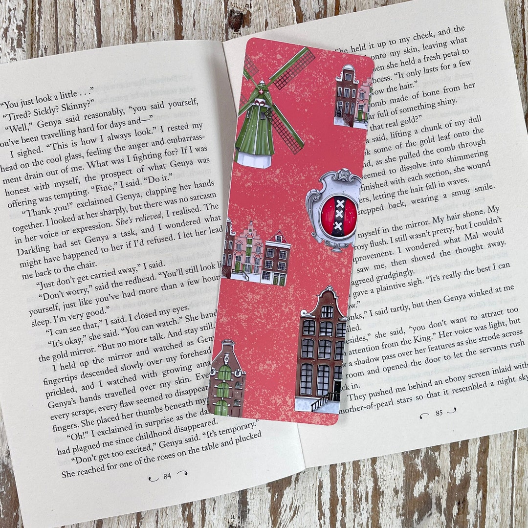 Amsterdam Bookmark Old Dutch Houses Bookmark - Etsy
