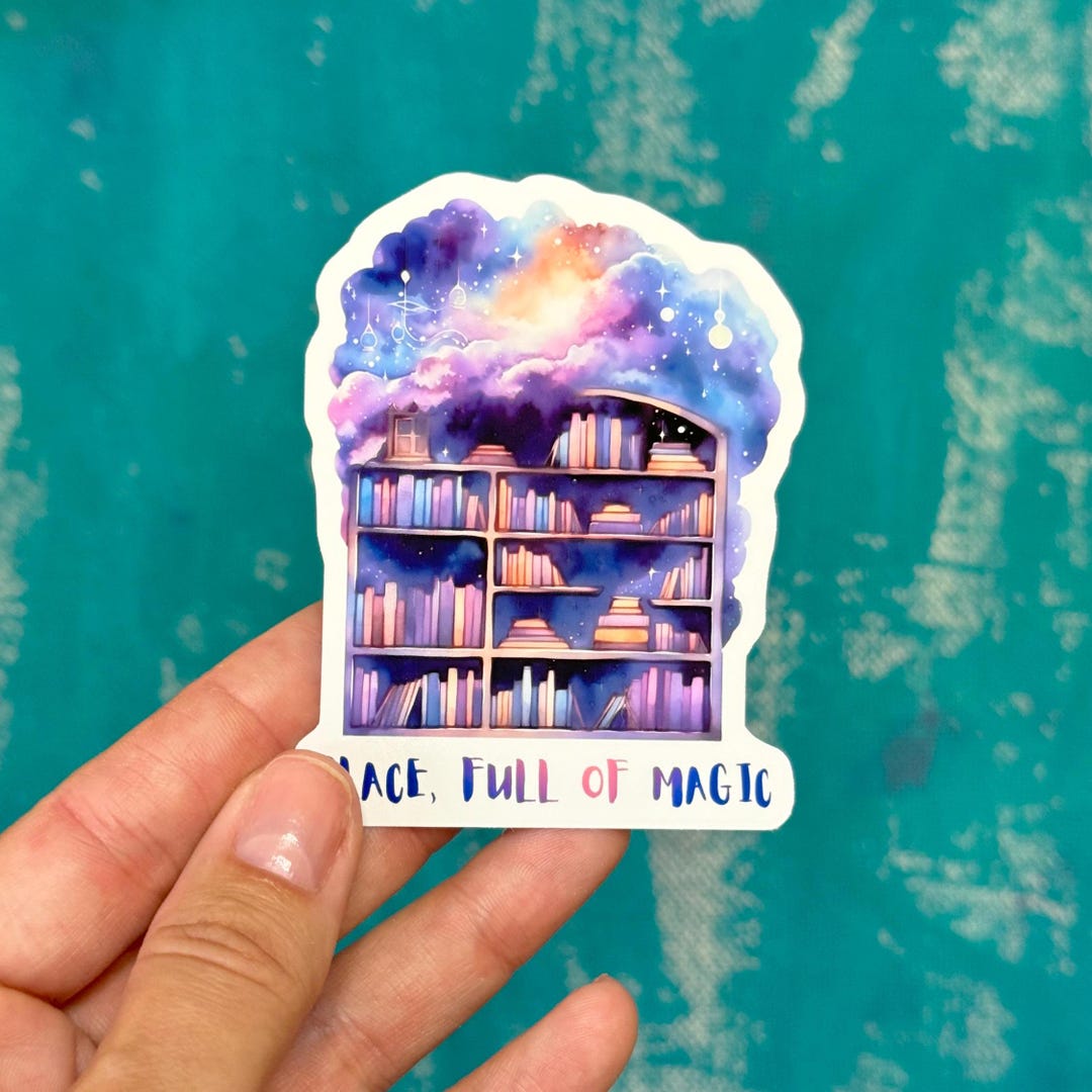 Magical Place Vinyl Sticker – Enchanting Bookish & Fantasy Sticker for ...