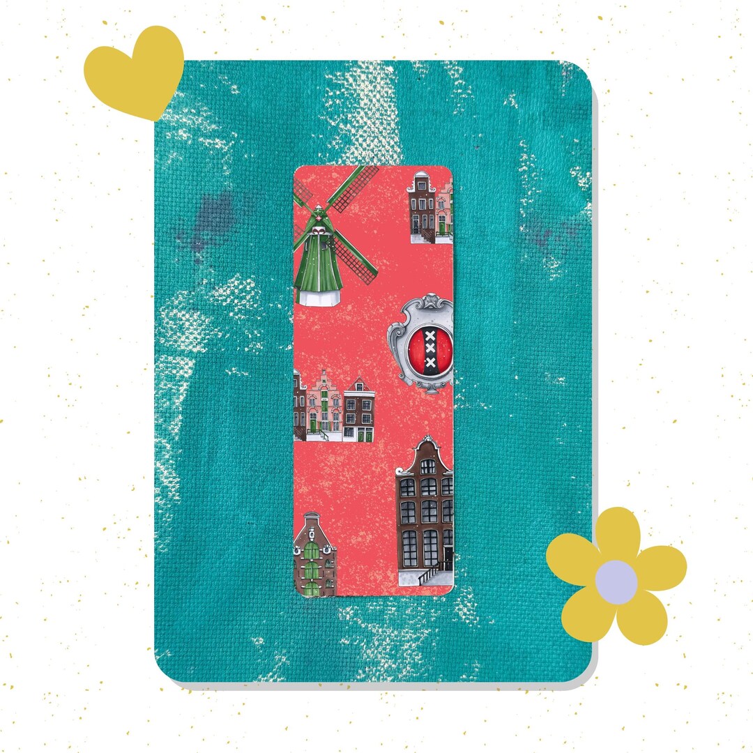 Amsterdam Bookmark Old Dutch Houses Bookmark - Etsy