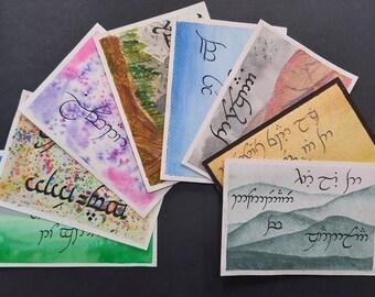 Elvish Writing | Etsy