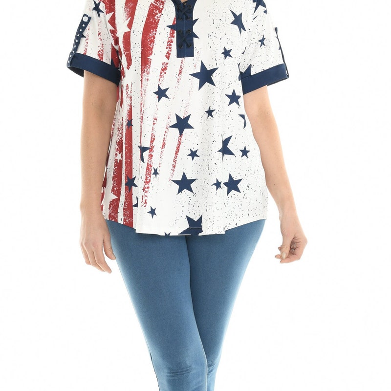 Ladies Patriotic Blouses - Etsy