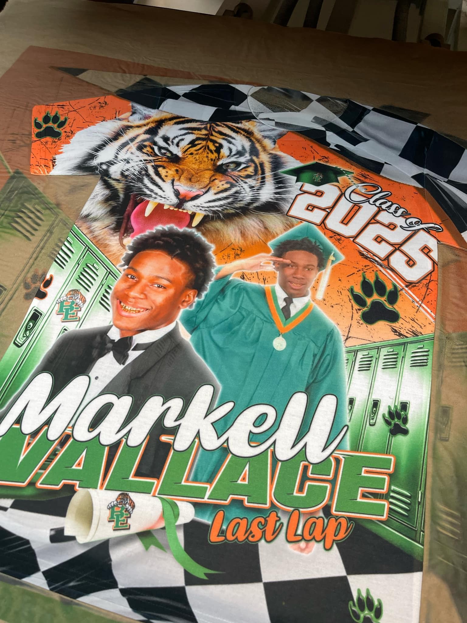 Graduation 3D Shirt, All Over Graduation Shirt, Senior 2025, Custom ...