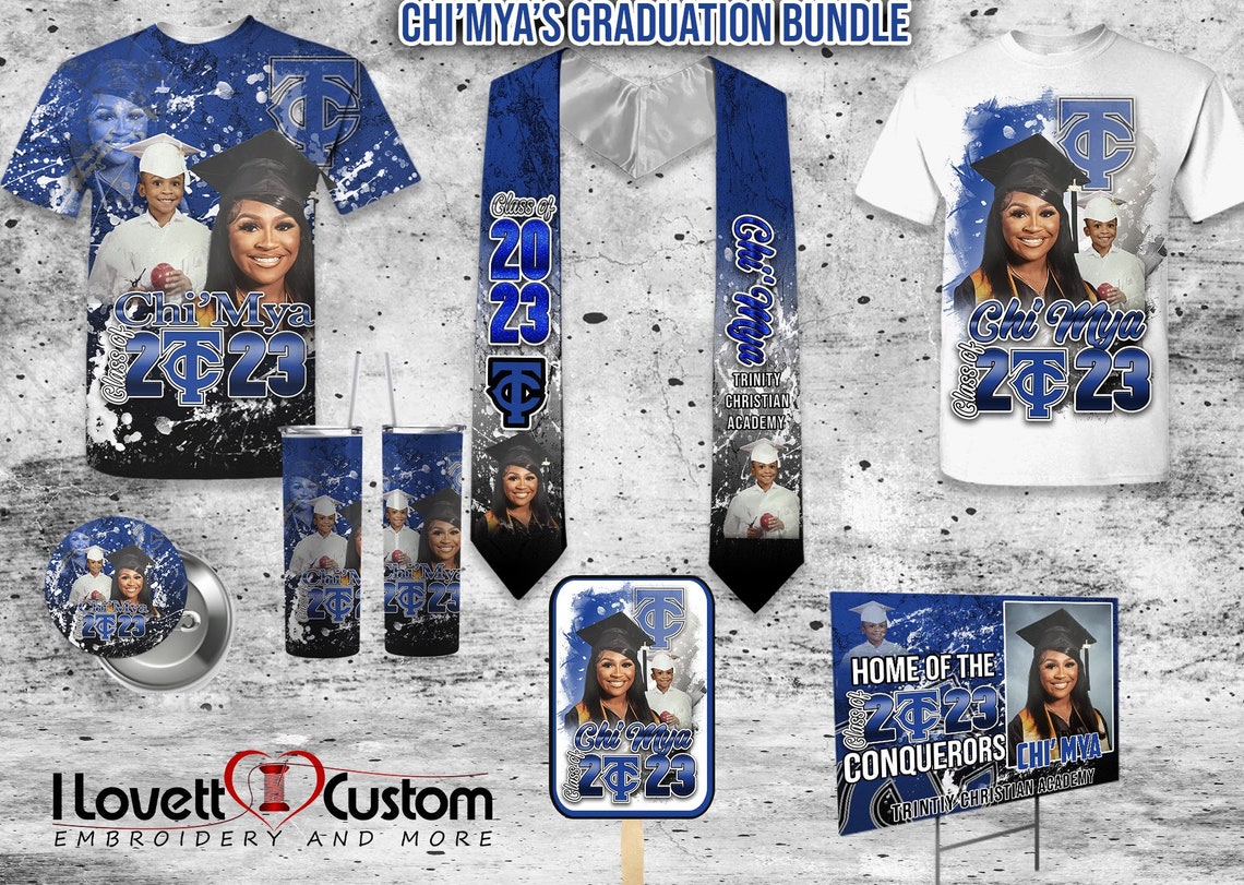 Graduation Stoles, Class of 2023 Grad Stoles, Graduation Stole, Custom ...