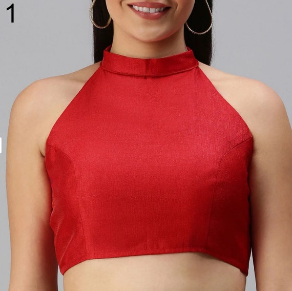 Halter Neck Blouse Cutting