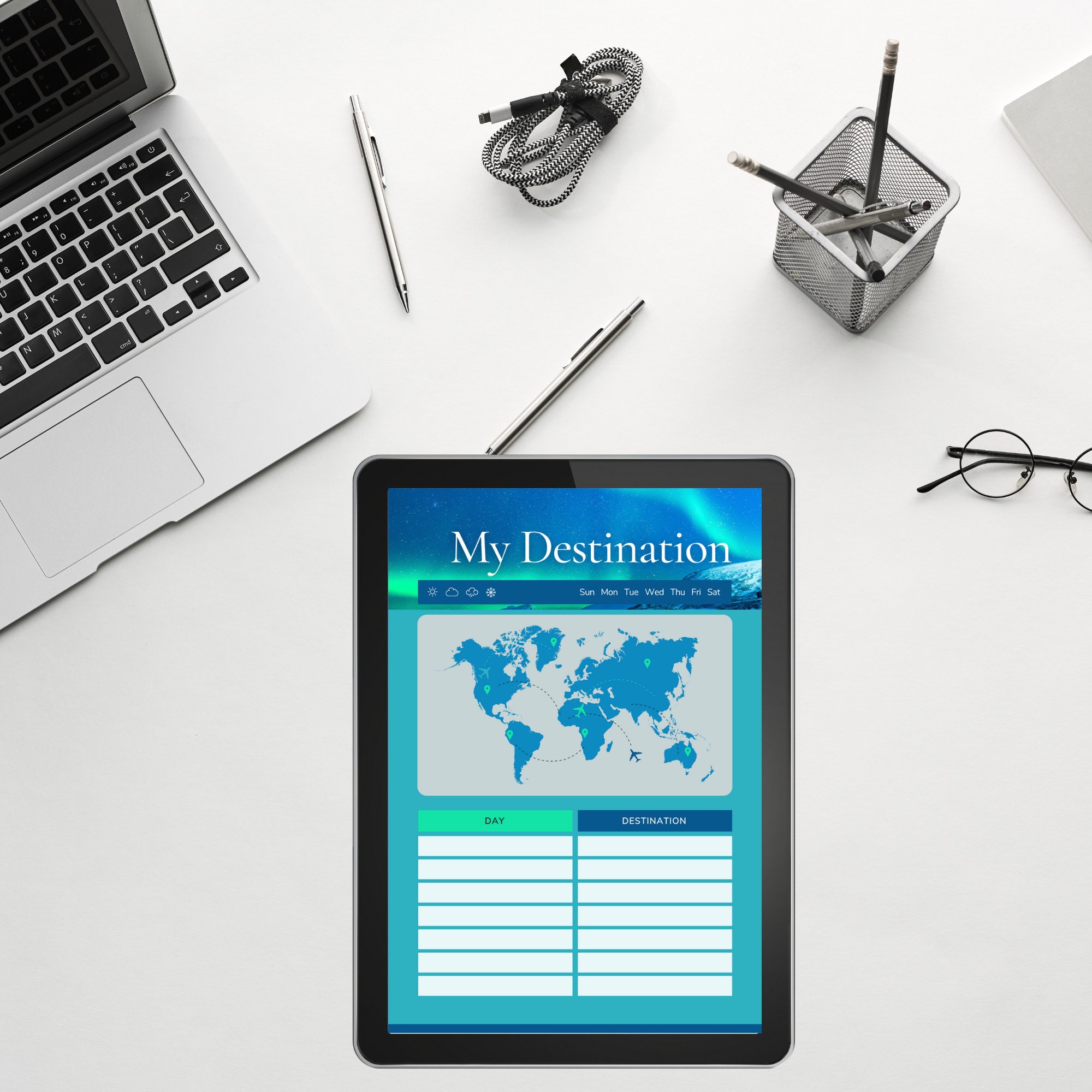 Digital Travel Planner Editable Travel Planner - Etsy