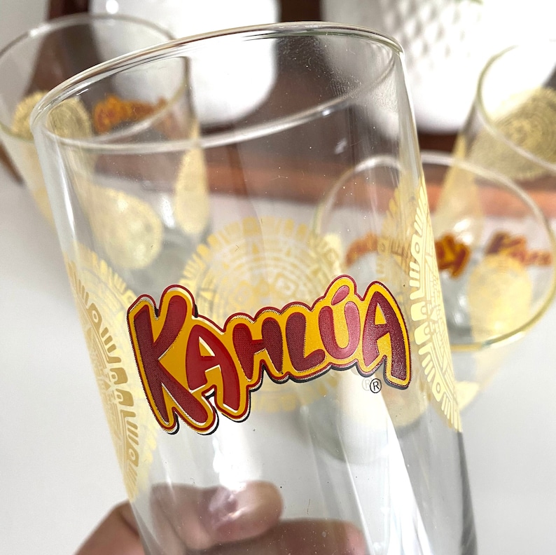 VTG Kahlua Glass Tumber Set - Etsy