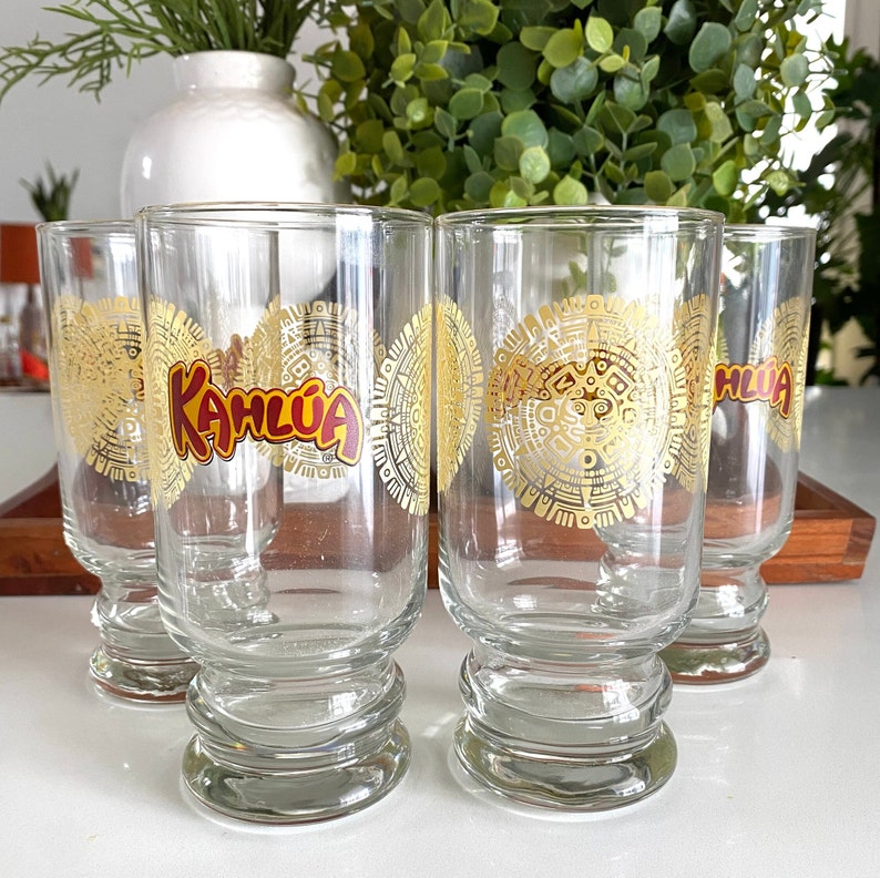 VTG Kahlua Glass Tumber Set - Etsy
