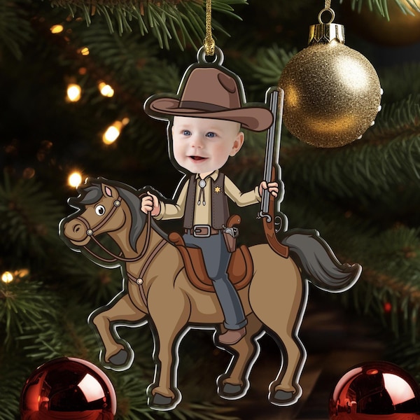 Cowboy Christmas Ornaments - Etsy