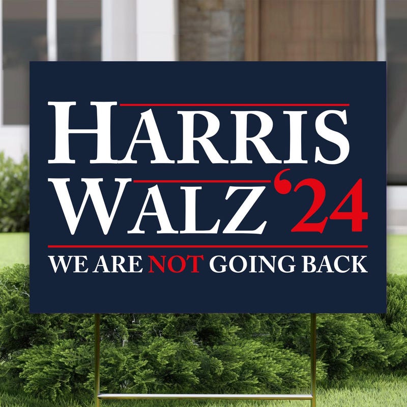 Harris Funny Yard Sign - Etsy
