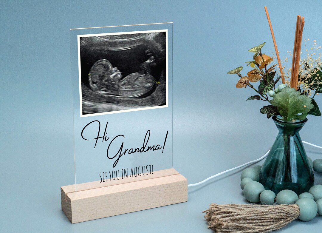 Acrylic Baby Reveal Stand, Pregnancy Announcement Gifts, Mom to Be ...