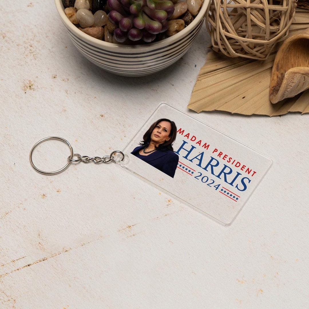 Madam President Keychain, Kamala Harris Keychain, Election 2024 ...