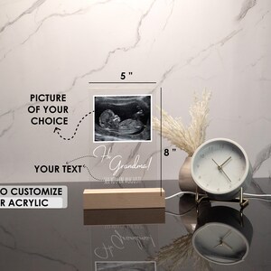 Acrylic Baby Reveal Stand, Pregnancy Announcement Gifts, Mom to Be ...