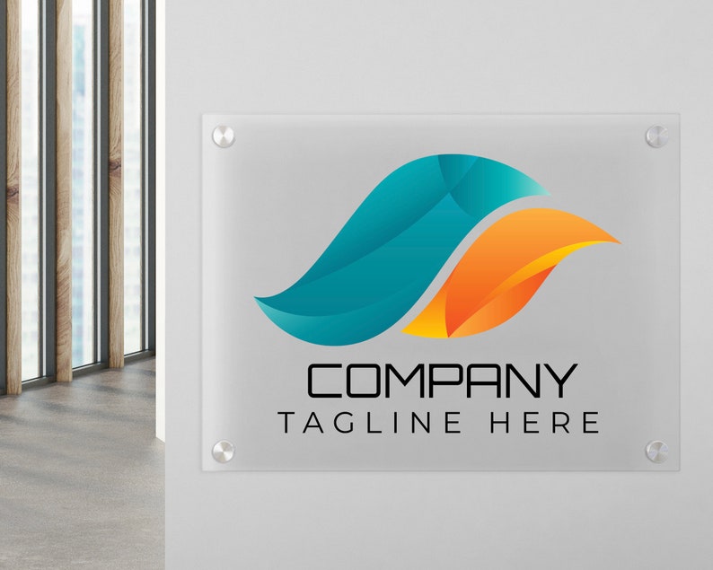 Custom Company Logo Sign Personalized Corporation Wall - Etsy