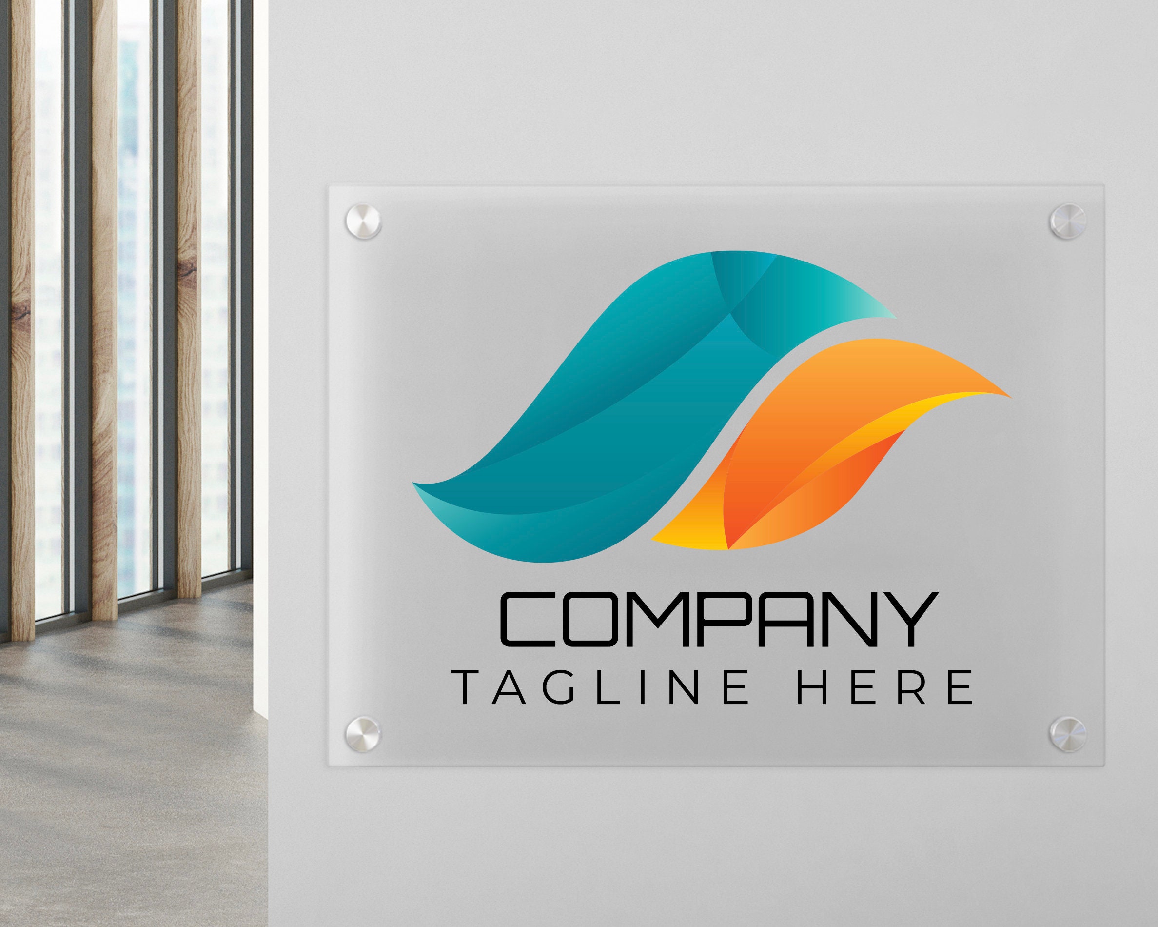 Custom Company Logo Sign Personalized Corporation Wall - Etsy