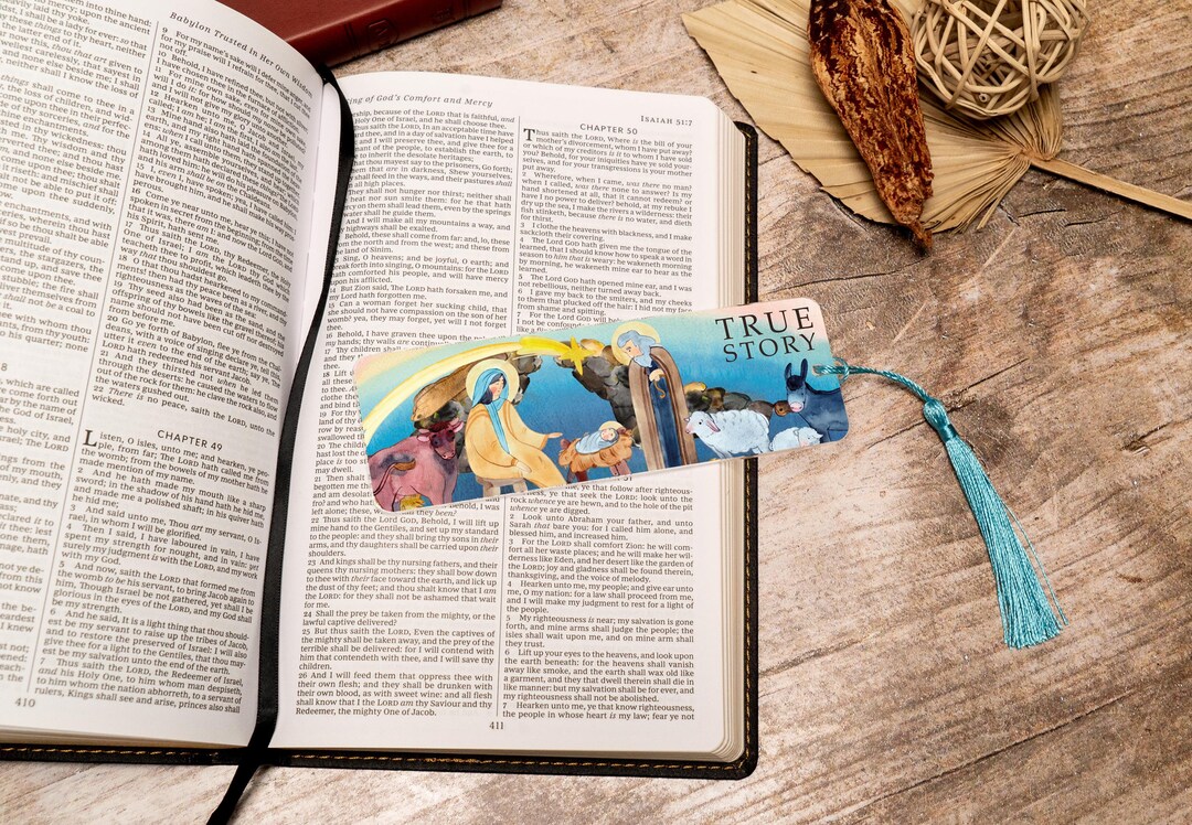 Nativity Bookmark, Christian Bookmark, Catholic Bookmark, Acrylic ...