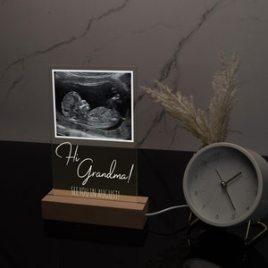 Acrylic Baby Reveal Stand, Pregnancy Announcement Gifts, Mom to Be ...