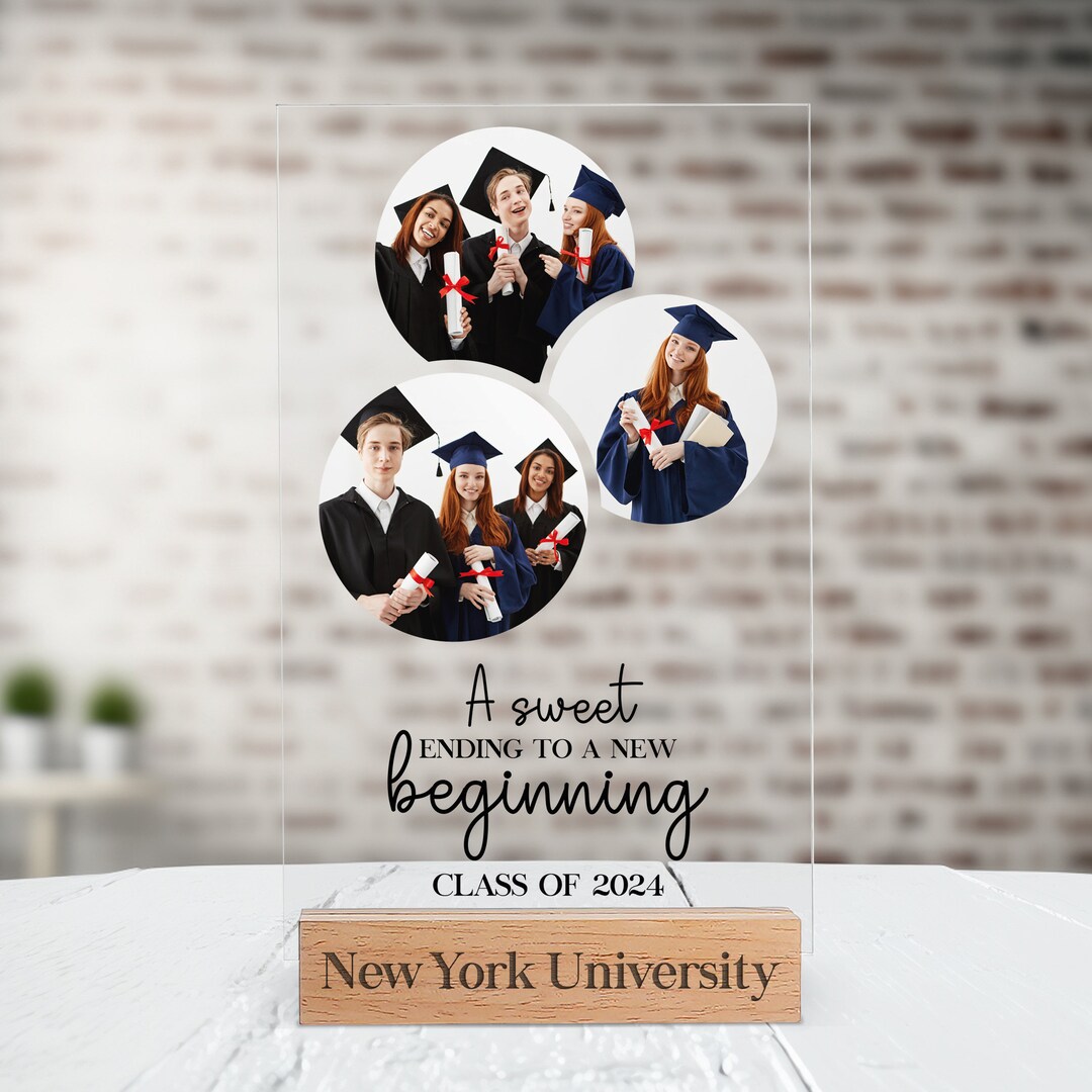 Custom Graduation Photo Display, Personalized Grad Picture and Name ...
