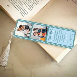 Custom Bookmark for Him, Fathers Day Gifts, Personalized Acrylic ...