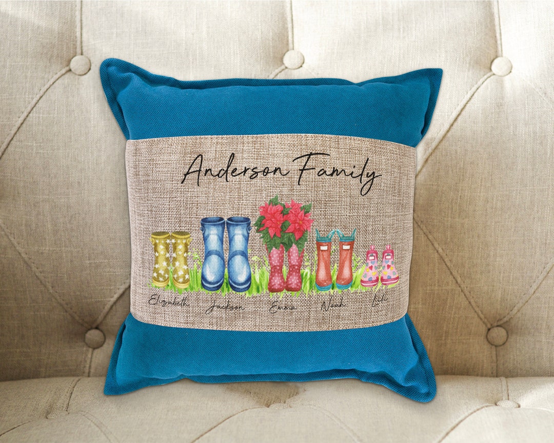 Custom Family Pillow Wrap Personalized Mothers Day Gifts - Etsy