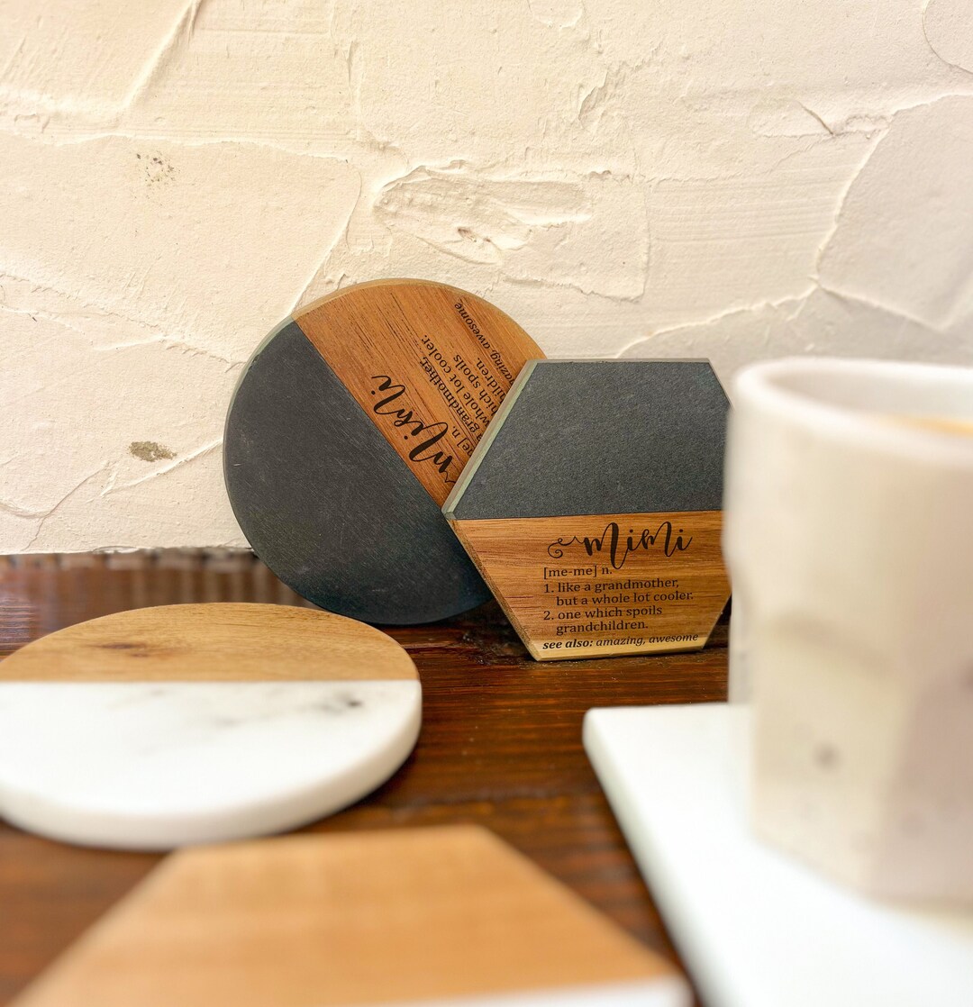 Custom Coasters for Grandma, Mothers Day Gifts, Gift for Nana ...