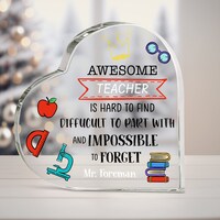 Teacher Heart - Etsy