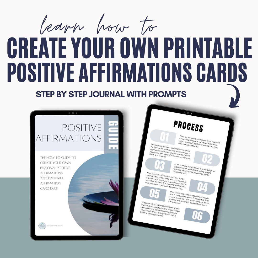 Printable Affirmation Cards for Daily Affirmations | Fillable ...