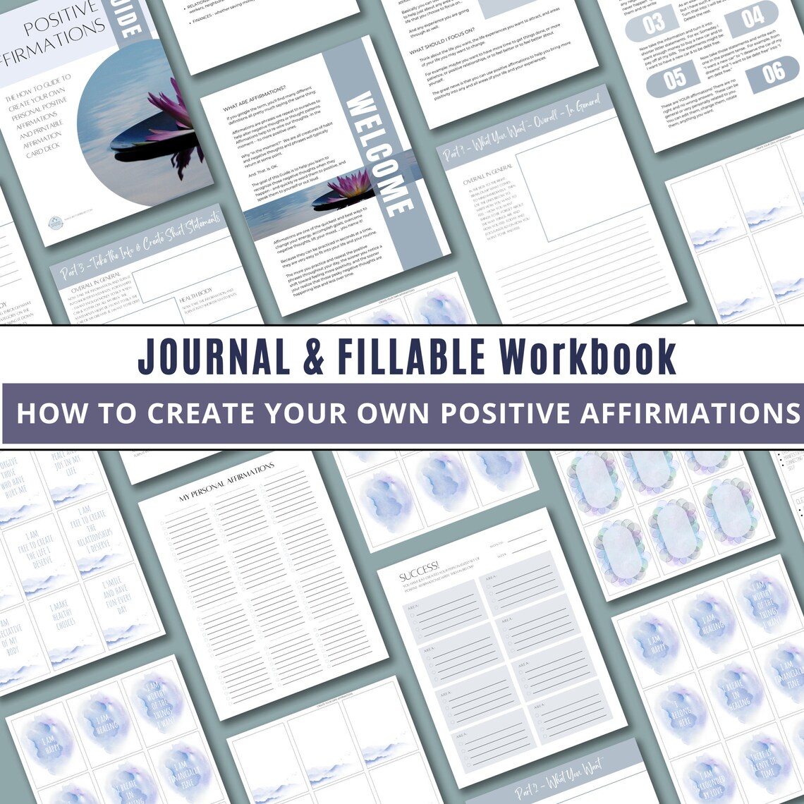 Printable Affirmation Cards for Daily Affirmations | Fillable ...