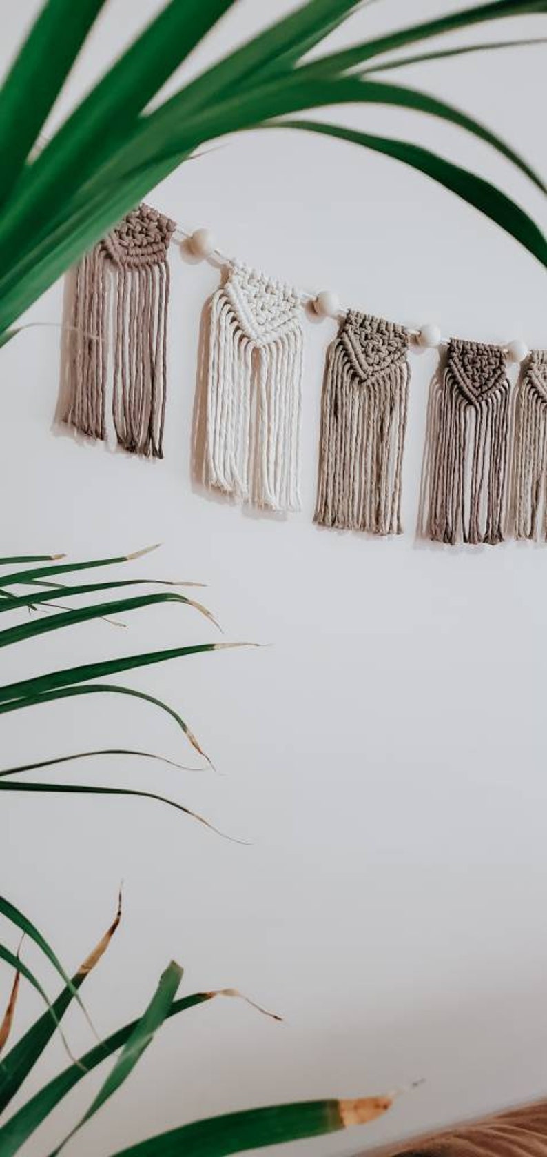 Macrame Garland Banner | Boho Home Decor | Nursery Decor | Dorm Decor ...