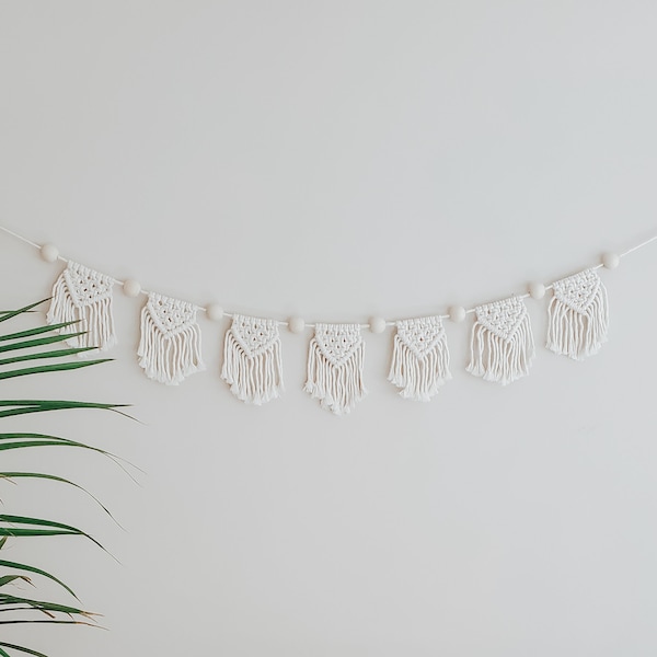 Macrame Banner - Etsy
