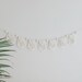 White Macrame Banner With Beads | Macrame Banner | Nursery Decor ...