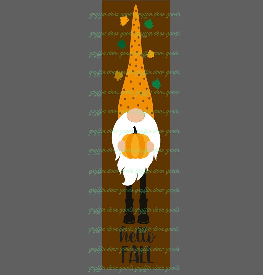 Fall Autumn Gnome Porch Leaner Svg, Glowforge Cut File, DIGITAL FILE ...