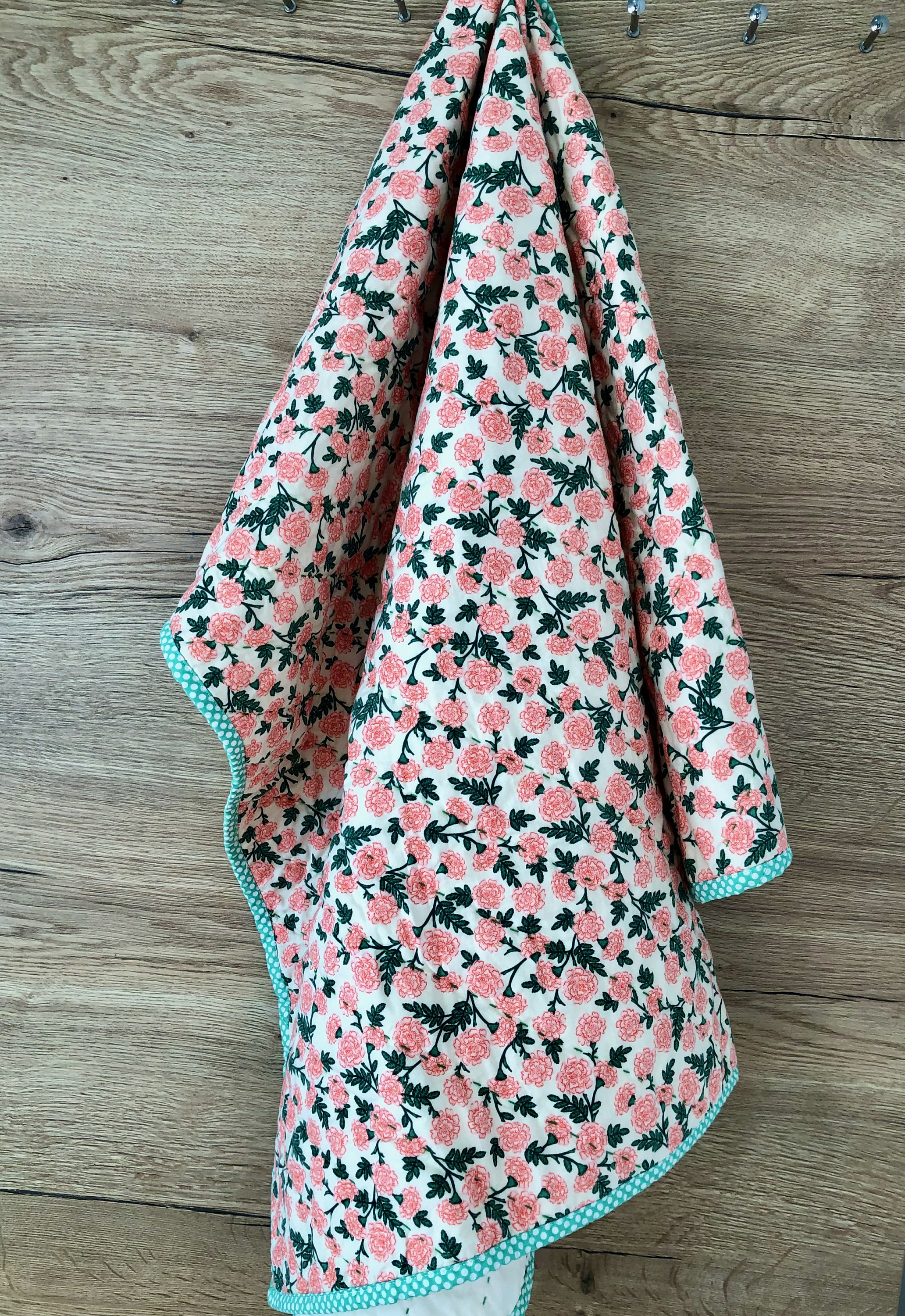 Whole Cloth Baby Quilt | Rifle Paper Co. Fabric | Bramble Dianthus ...