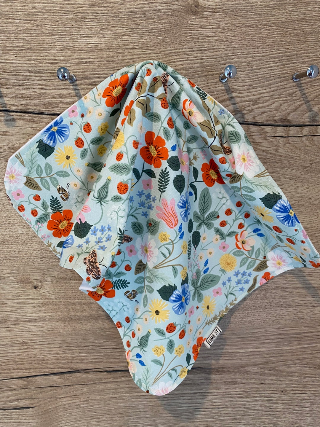 Baby Burp Rag Rifle Paper Co. Strawberry Fields Mint - Etsy